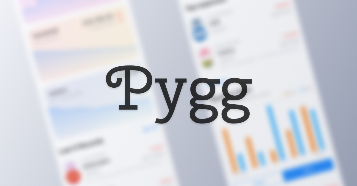 Pygg - A design task by Ashraf Hamdy